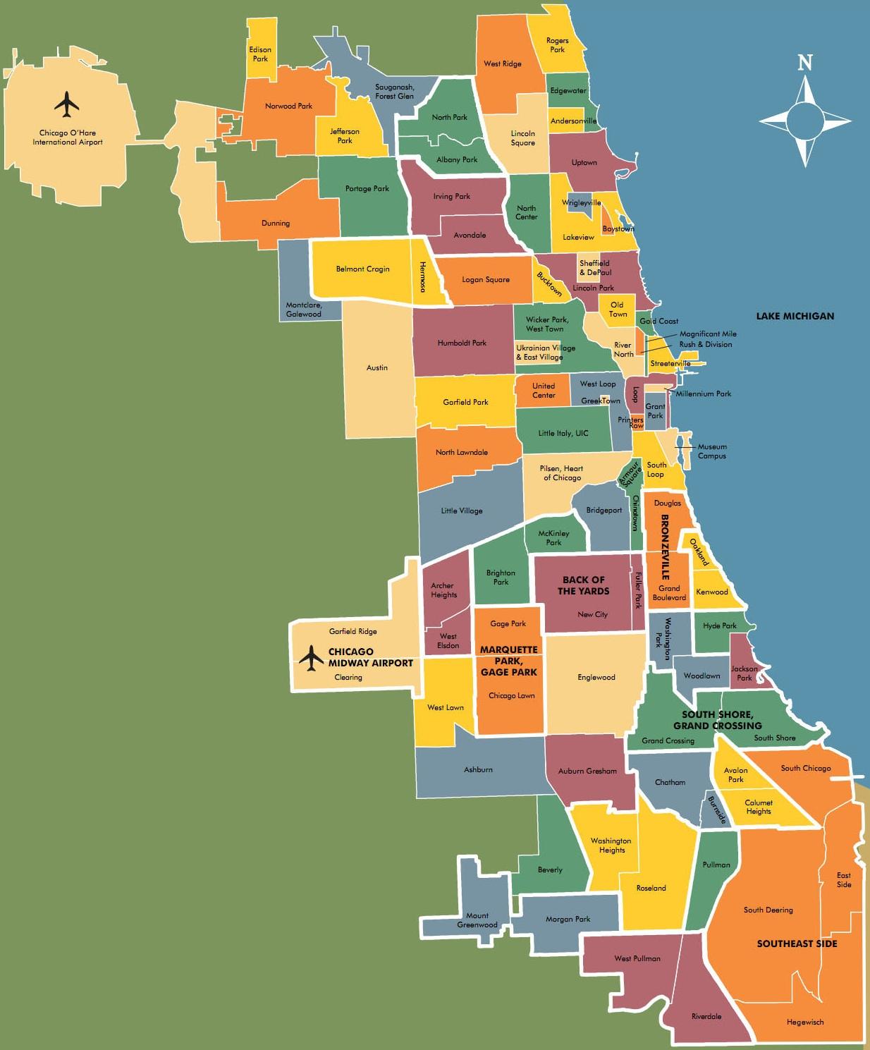 Limo Service Chicago Neighborhoods Gold Coast The Loop Streeterville